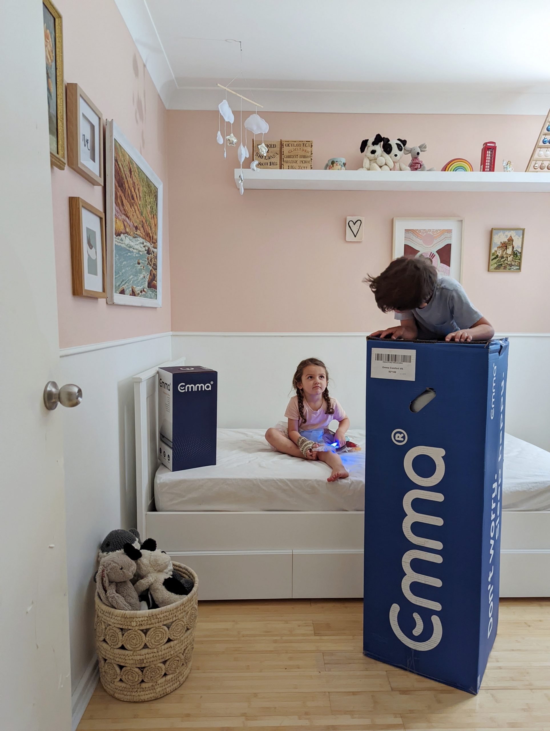 Miss Nerd's Bedroom Update: Emma Mattress Review - House Nerd